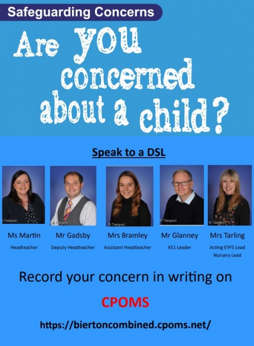 Bierton Church of England Combined School - Safeguarding